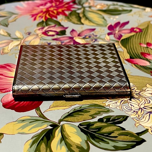 Dior | Makeup | Christian Dior Powder Compact Case Checkered Silver ...